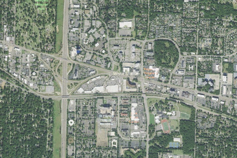 Fire crews handle structure blaze near Poplar Ave, Memphis TN | CrimeRadar