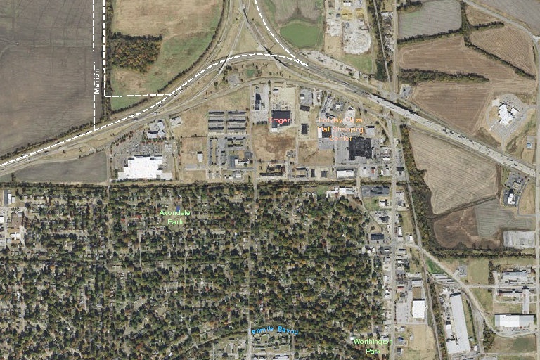 Older man walking hunched over near Avalon and Ross, West Memphis AR ...