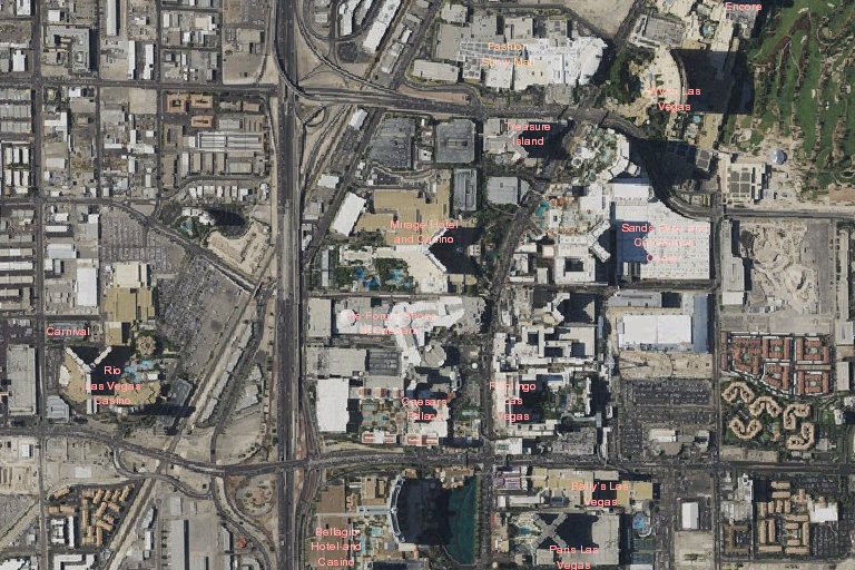 Two-car crash near Bellagio warehouse ramp, Las Vegas NV | CrimeRadar