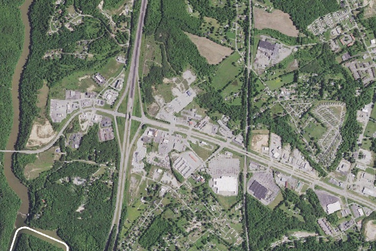 Parked Freightliner Truck Hit by Vehicle at Travel Center, Corbin KY ...