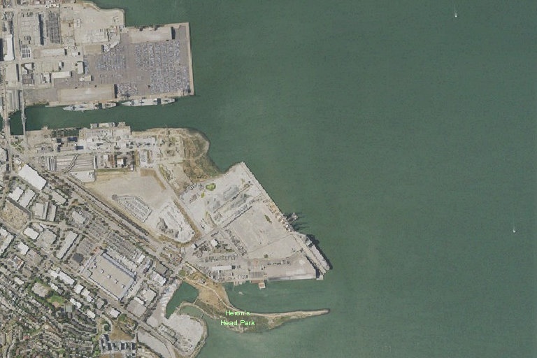 Vehicle fire at pier 96 gatehouse in san francisco, San Francisco CA ...