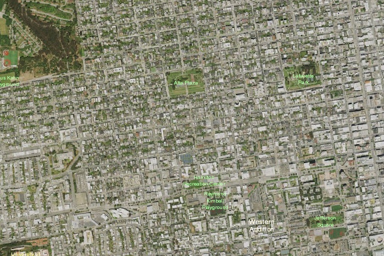 Two-car collision near Scott and Turk streets, San Francisco CA ...