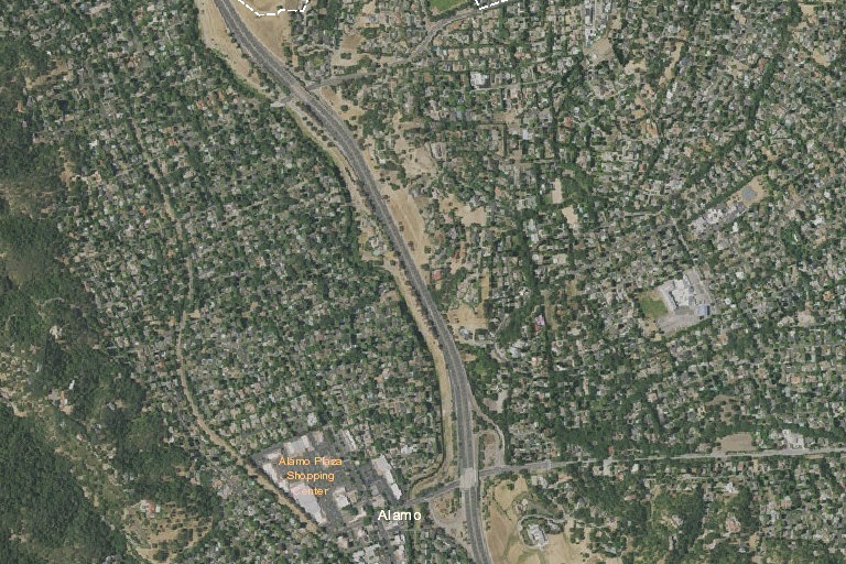 Multi vehicle traffic incident northbound highway 680 cleared, Alamo CA ...