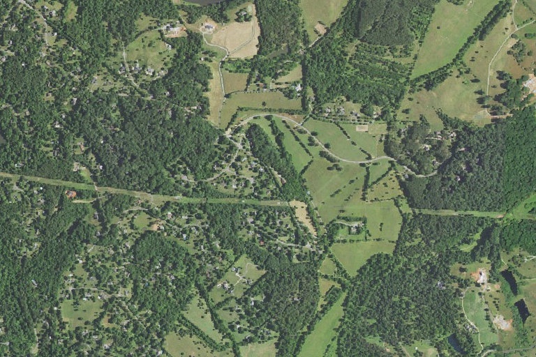 Controlled brush fire with heavy equipment on site, Albemarle County VA ...