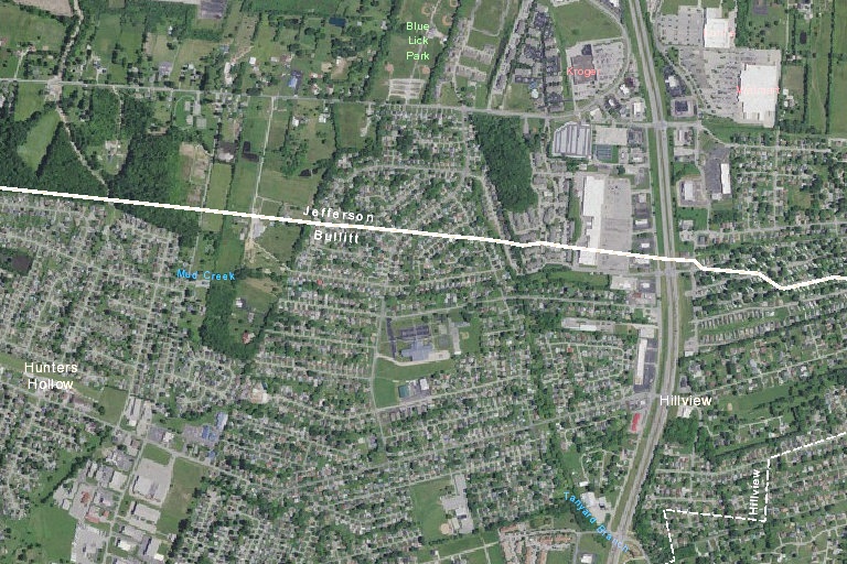 Structure fire reported near Hillview Boulevard, Louisville KY | CrimeRadar