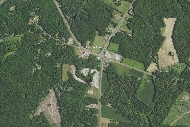 Tree blocking road in king george county, King George County VA ...