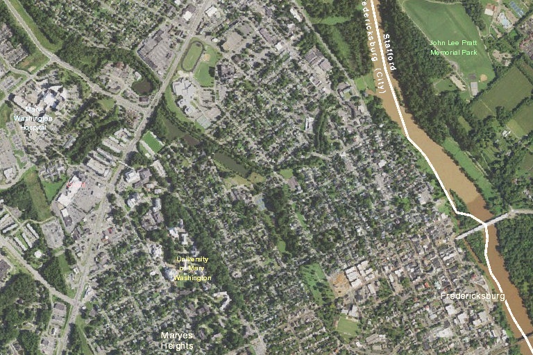 Fire crew checks unsecured door near Amelia St, Fredericksburg VA ...