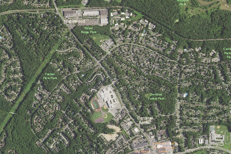 Medical emergency response at Accotink Academy near Rolling Road, West ...