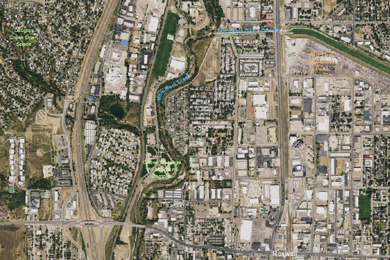 Truck pulled over safely on I-25 northbound near mile 150, Colorado ...