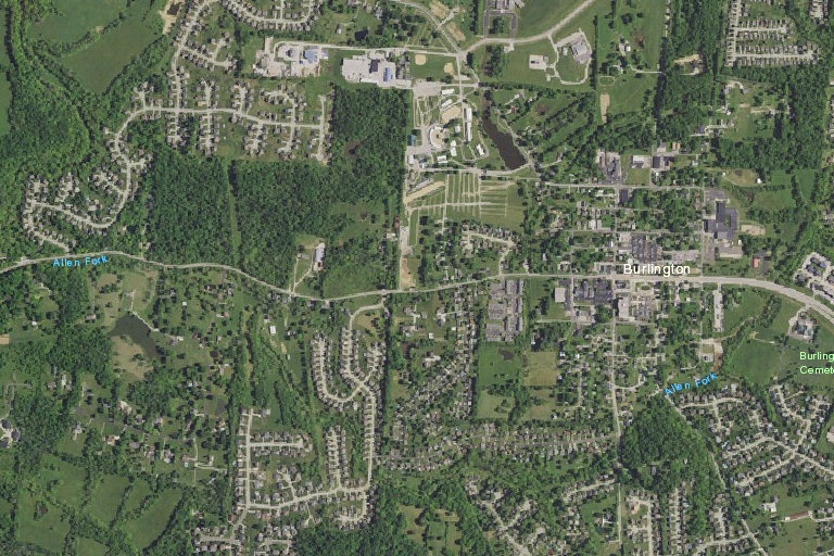 Possible structure fire reported near Allens Fork Drive, Burlington KY ...