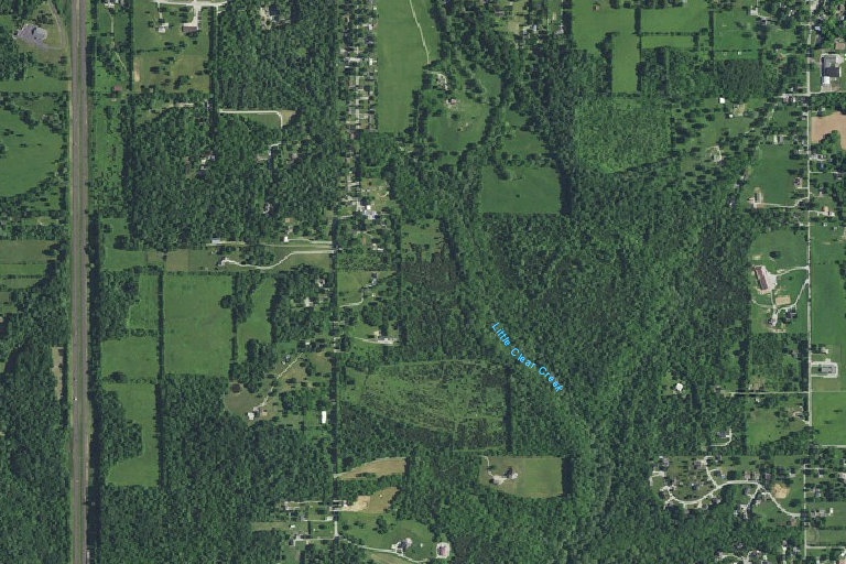 Small roadside fire near Zikes Rd, Monroe County IN | CrimeRadar