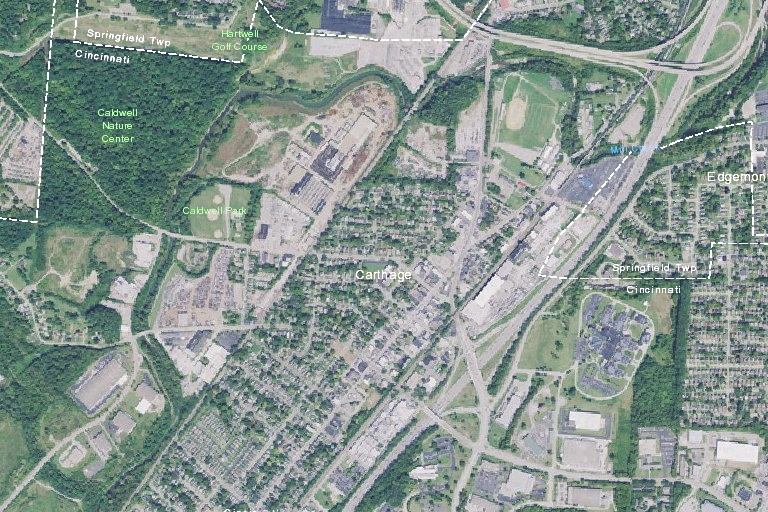 Tree blocks road, sidewalk, and stop sign visibility, Cincinnati OH ...