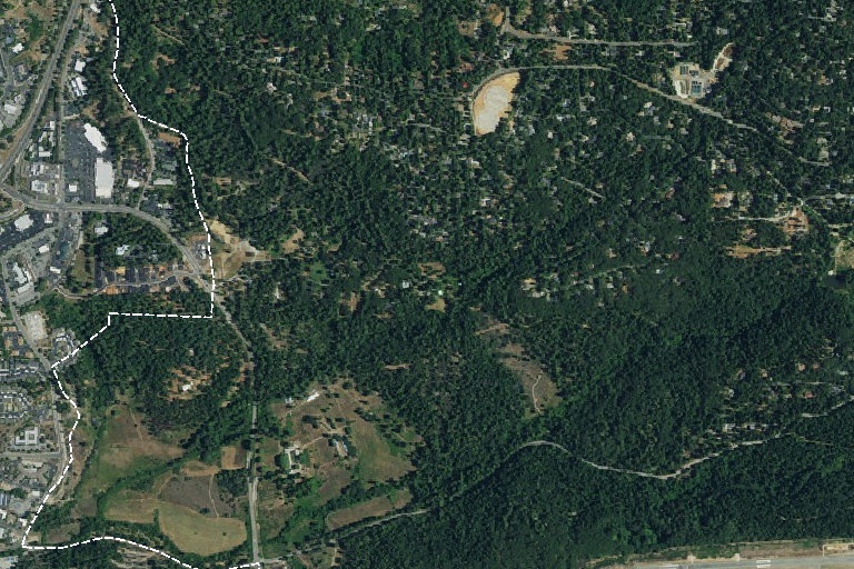 smoldering burn pile checked near Idaho Maryland road, Nevada City CA ...