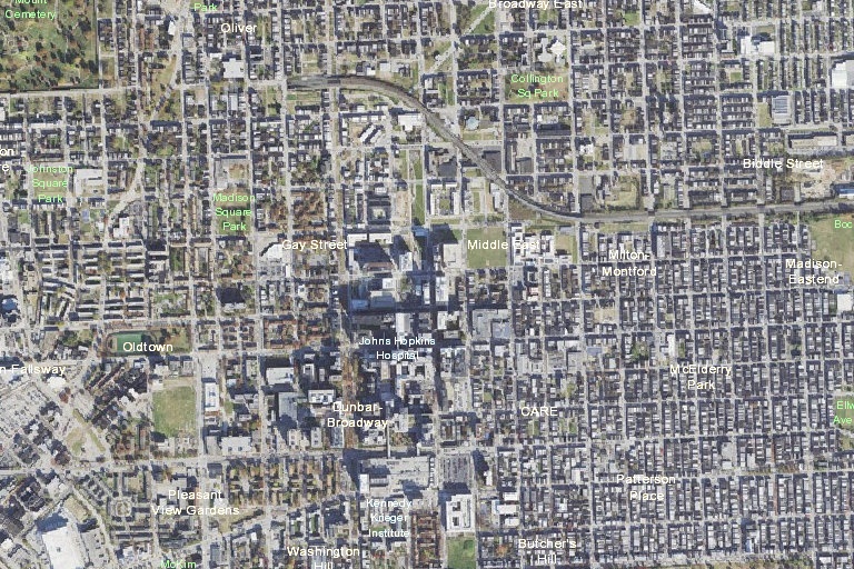 Traffic jam reported near N Madeira St in Baltimore, Baltimore MD ...