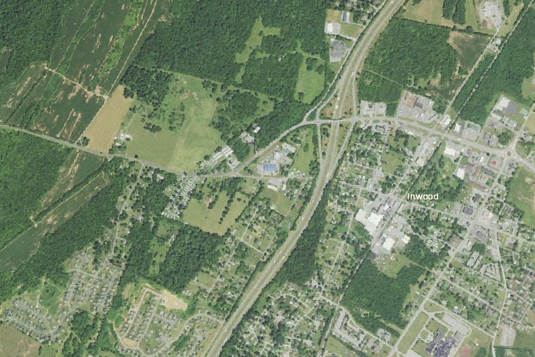 Traffic stop of yellow mustang near wiltshire circle, Inwood WV ...