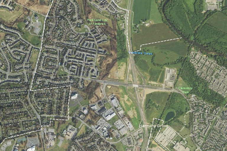 Two vehicle traffic accident near thomas johnson drive, Frederick MD ...