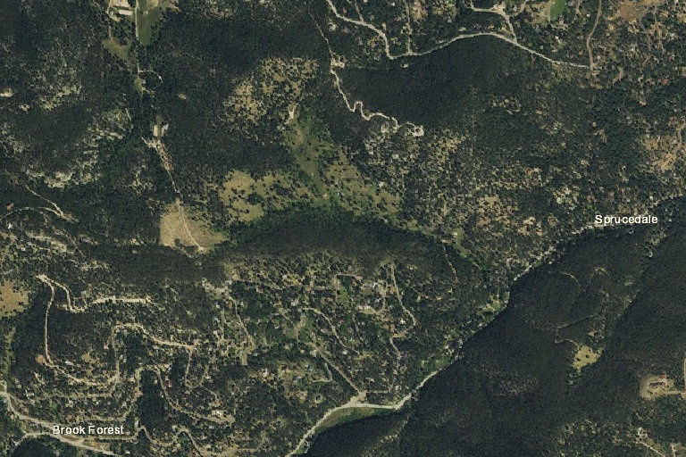 Gas line leak at Ponderosa Way prompts fire response, Evergreen CO ...