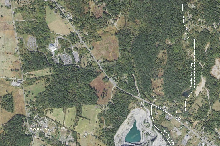 Vehicle accident near Baltimore Pike quarry, Cumberland Township ...