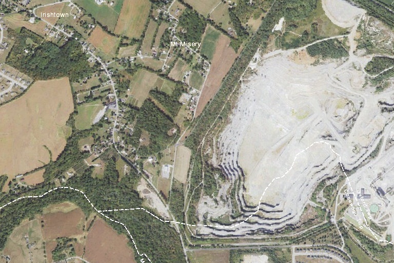 Road closed near Black Ln due to sinkhole and unsafe bridge, Adams ...