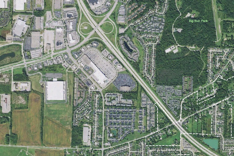 Semi truck blocking road near georgesville square, Columbus OH | CrimeRadar