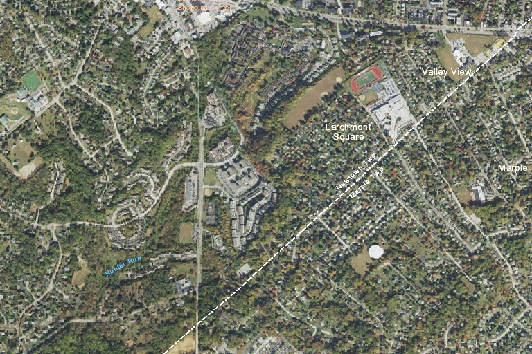 Two vehicles race and crash near Media Line Rd, Newtown Square PA ...