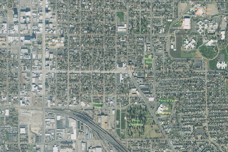 Person sleeping under stairs at food and care center, Provo UT | CrimeRadar