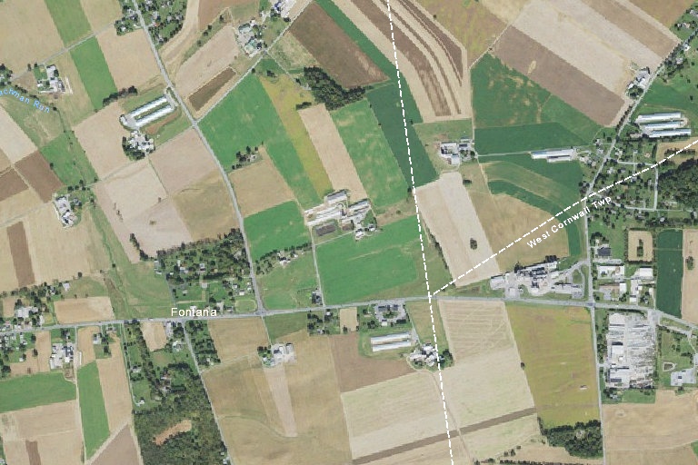 Fire and power outage on Route 322 with traffic disruption, Lebanon ...