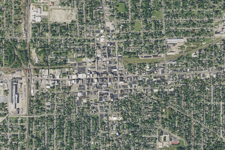 Utility pole down after truck crash on Main St, Marion OH | CrimeRadar