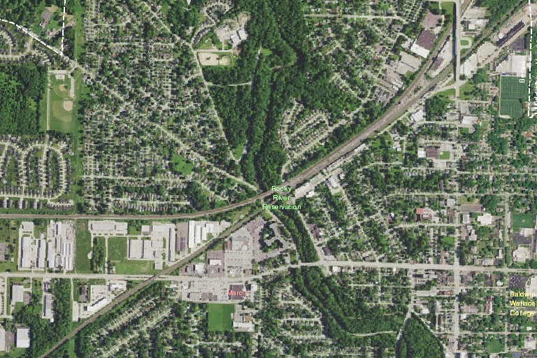 Hit and run crash involving a white car and orange SUV, Berea OH ...