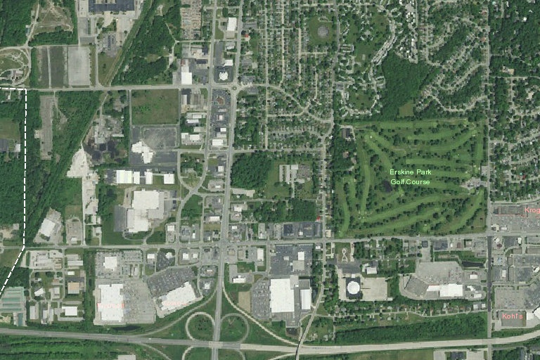 Traffic accident at Ireland and Michigan streets, South Bend IN ...