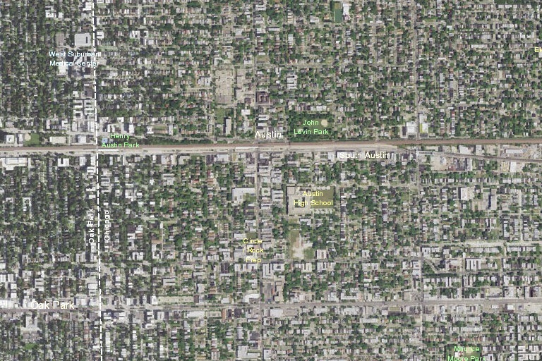 Traffic stop at Parkside and Washington, Chicago IL | CrimeRadar