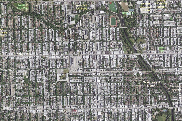 Garbage truck hits parked car near Sunnyside Ave, Chicago IL | CrimeRadar