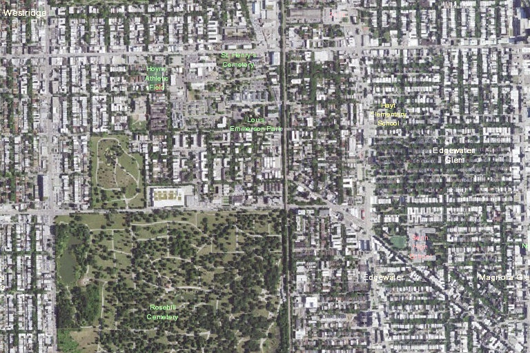 Two people smoking narcotics in park near West Hollywood Ave, Chicago ...