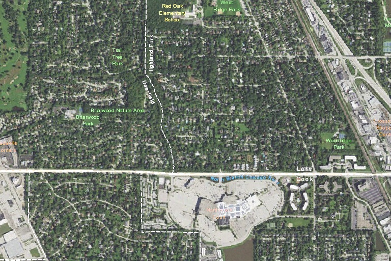 Broken water pipe reported near Red Oak Road, Northbrook IL | CrimeRadar