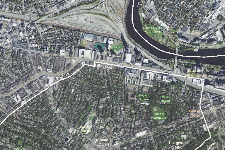 Person reported spray-painting a fence near Harvard St, Brookline MA ...