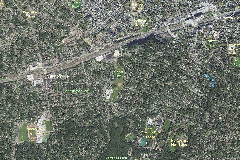 Cable lines down near Washington Park, Newton MA | CrimeRadar