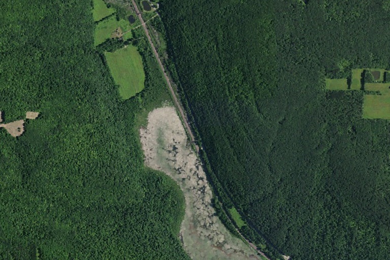 Grass fire burns near rattlesnake hill on state route 70, Swain NY ...