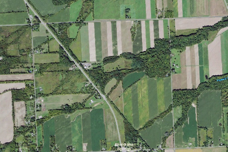 Two-car accident on Route 96 with one vehicle in ditch, Ovid NY ...