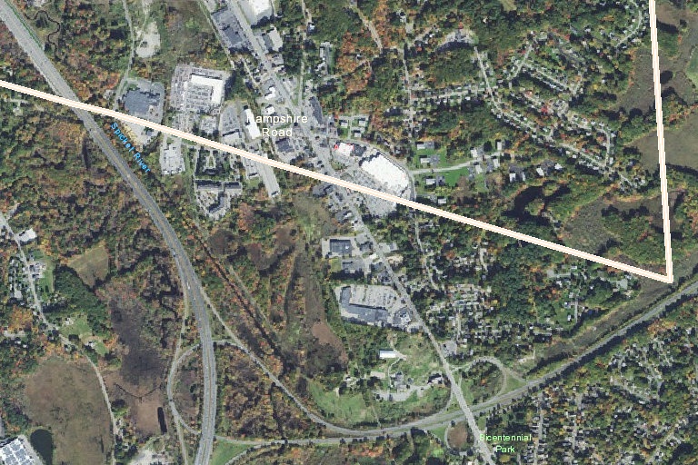 Traffic delay near Village Mall due to construction, Methuen MA ...