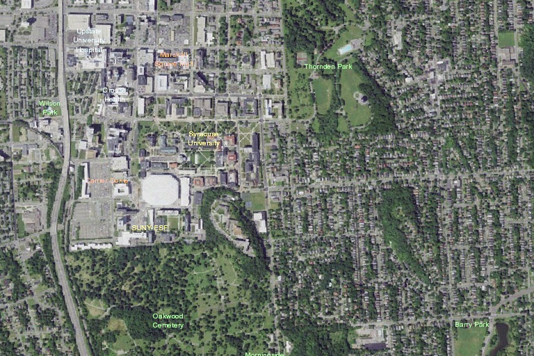 Hit-and-run collision at livingston avenue intersection, Syracuse NY ...