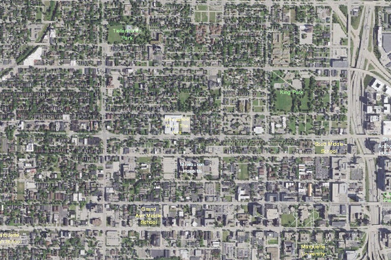 Fire crews handle burnt food alarm near Michigan St, Milwaukee WI ...