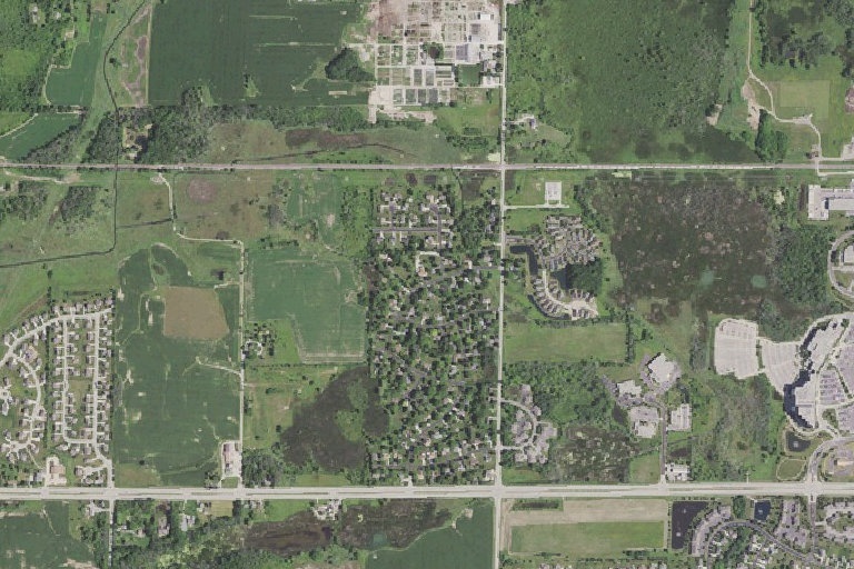 Disabled silver Chevy Impala off the roadway, Menomonee Falls WI ...