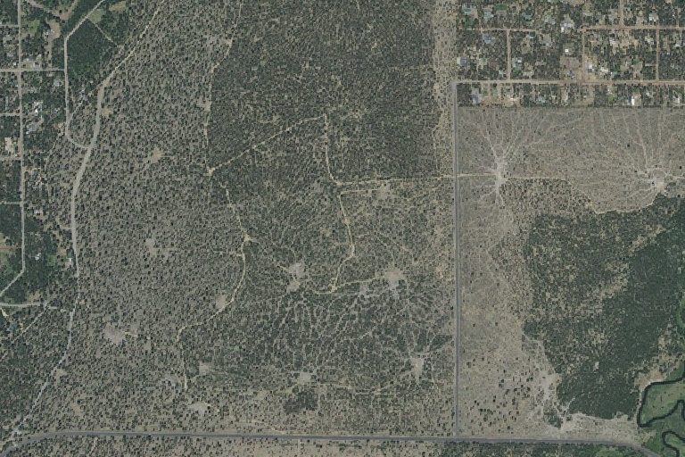 Tree and Debris Block Southbound Lane on State Recreation Rd, Deschutes ...