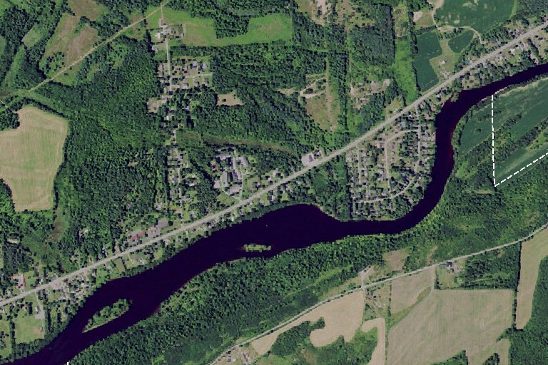 Water main break floods roadway on state route 3, Jefferson County NY ...