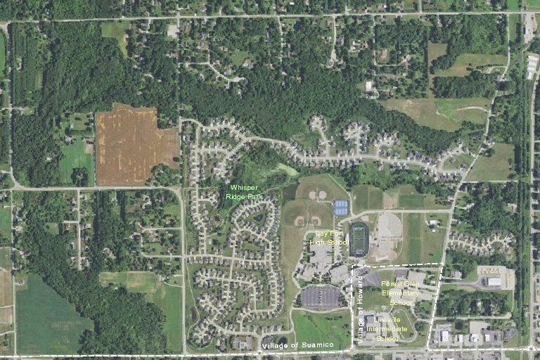 Utility box knocked over near Bay Port High School, Suamico WI | CrimeRadar