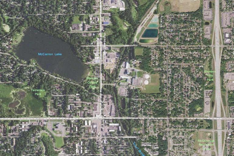 Medic unit responding to sick person near Woodbridge St, St Paul MN ...
