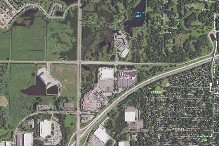 Property damage reported in Walmart parking lot, Circle Pines MN ...