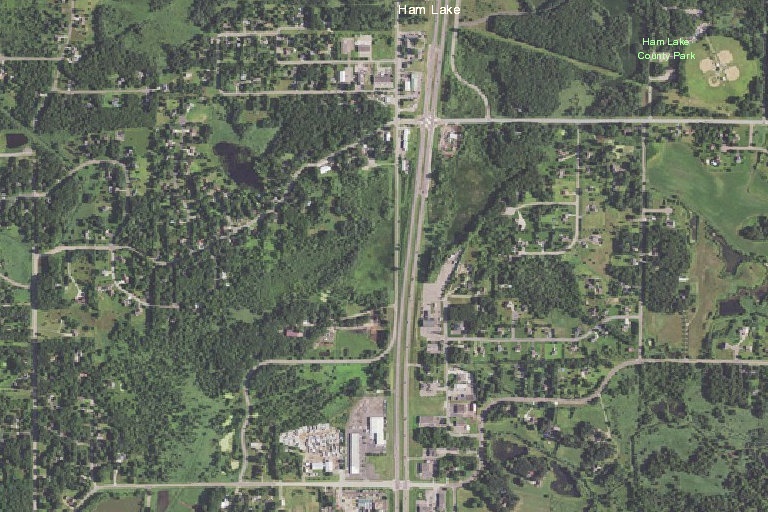Snow-covered traffic lights spark hazard at Ham Lake highway, Ham Lake ...
