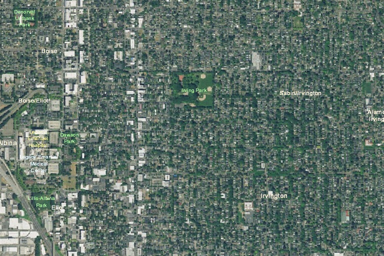 Vehicle blocking driveway on Northeast MLK Jr Blvd, Portland OR ...