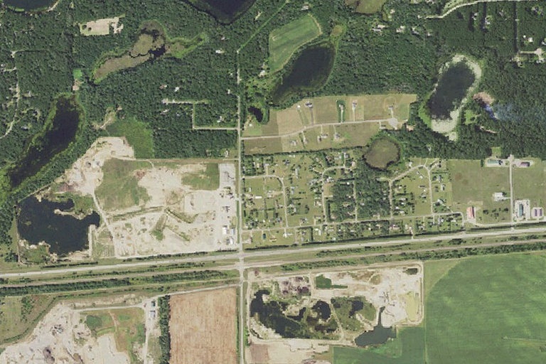 Traffic accident involving semi truck near State Highway 210, Cass ...